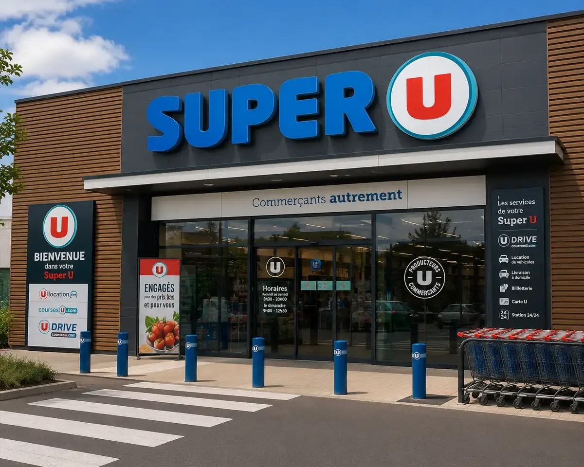 Super U Erstein 67150 : supermarché, drive et carburant